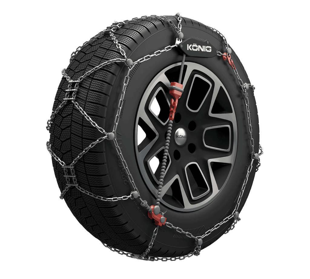 König Easy-fit SUV. The snow chain fitted in 12 seconds